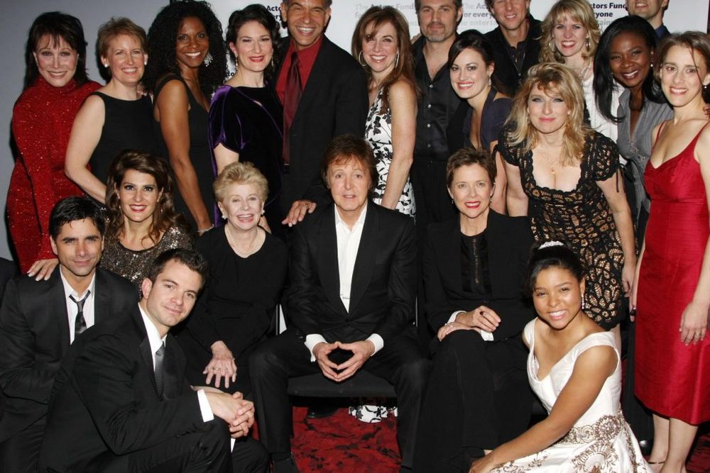 Paul McCartney And Annette Bening Perform At Frank Loesser Benefit