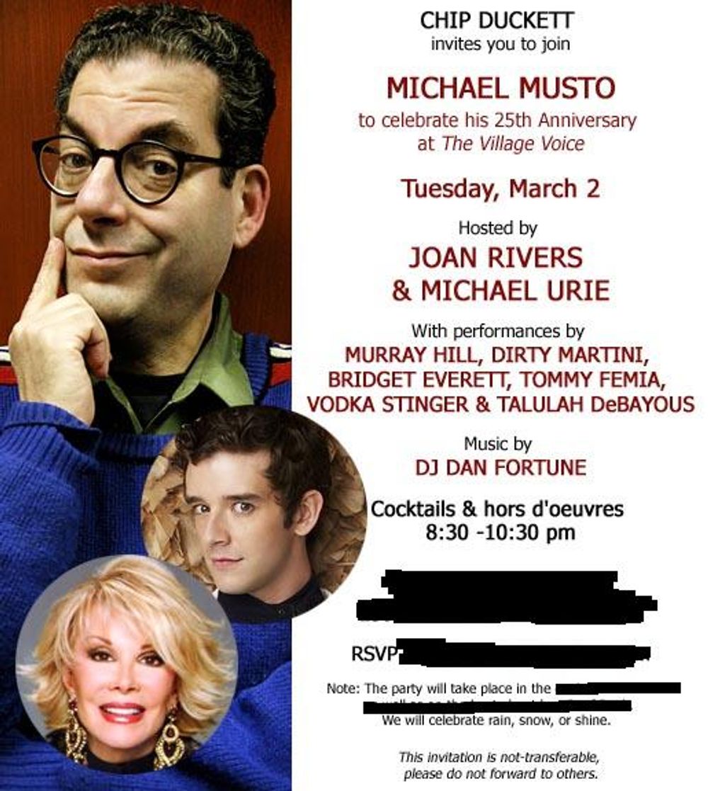 Today's Newsletter Giveaway: Two Tickets To The Celebration Of Michael ...
