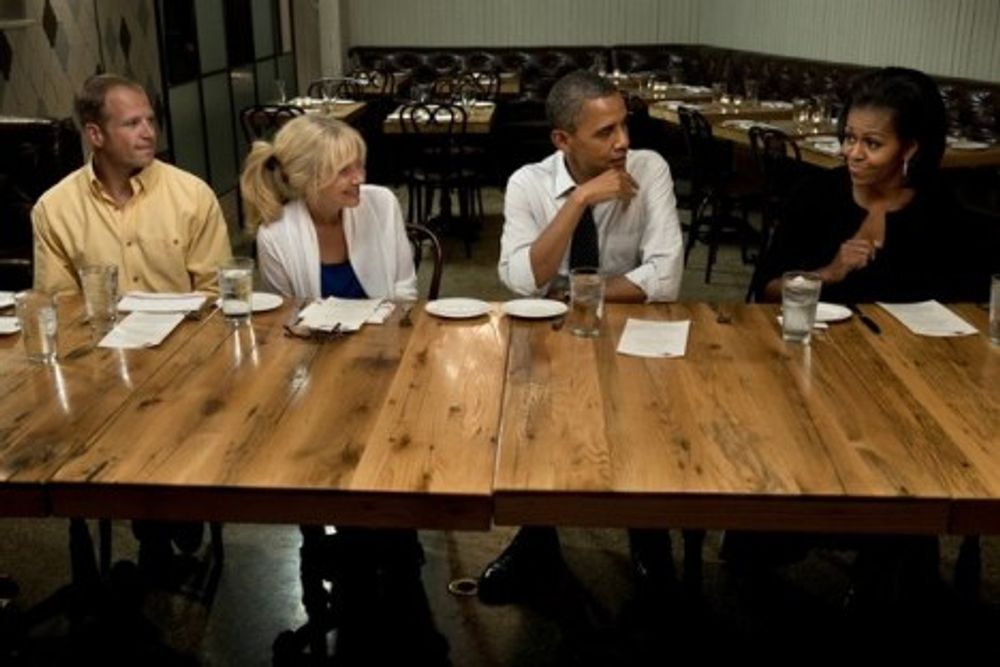 Barack And Michelle Dine In Adams Morgan